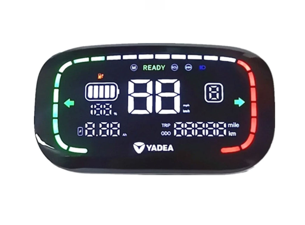 Yadea Electric Scooter LCD Displays - Alpha Pro Scooters
