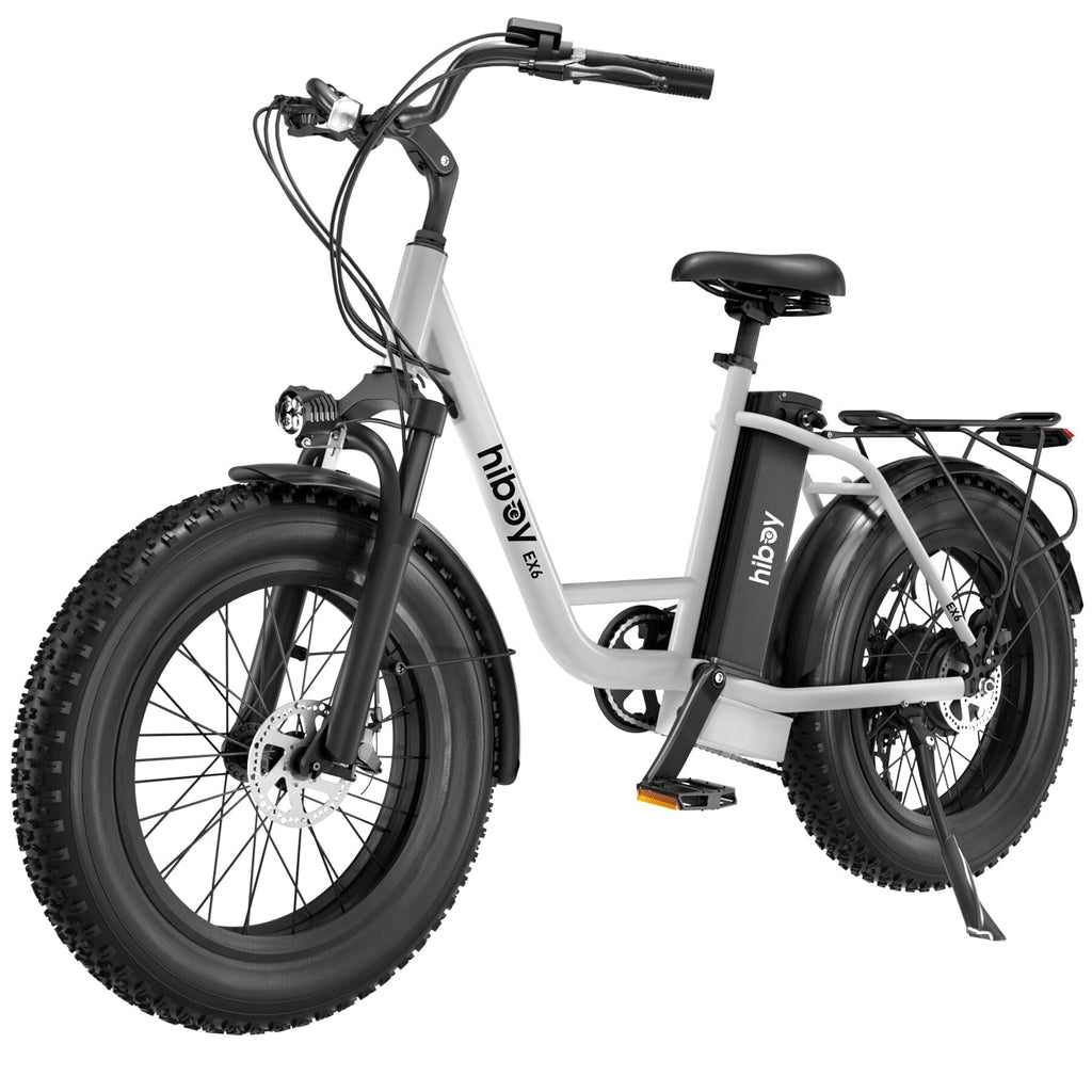 Hiboy EX6 Step-thru Fat Tire Electric Bike - Alpha Pro Scooters