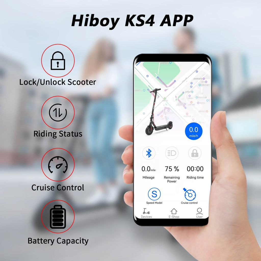 Hiboy KS4 Advanced Commuter Electric Scooter - Alpha Pro Scooters