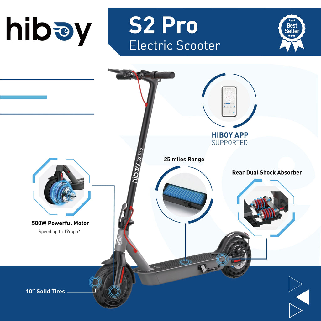 Hiboy S2 Pro Electric Scooter | Commuters - Alpha Pro Scooters