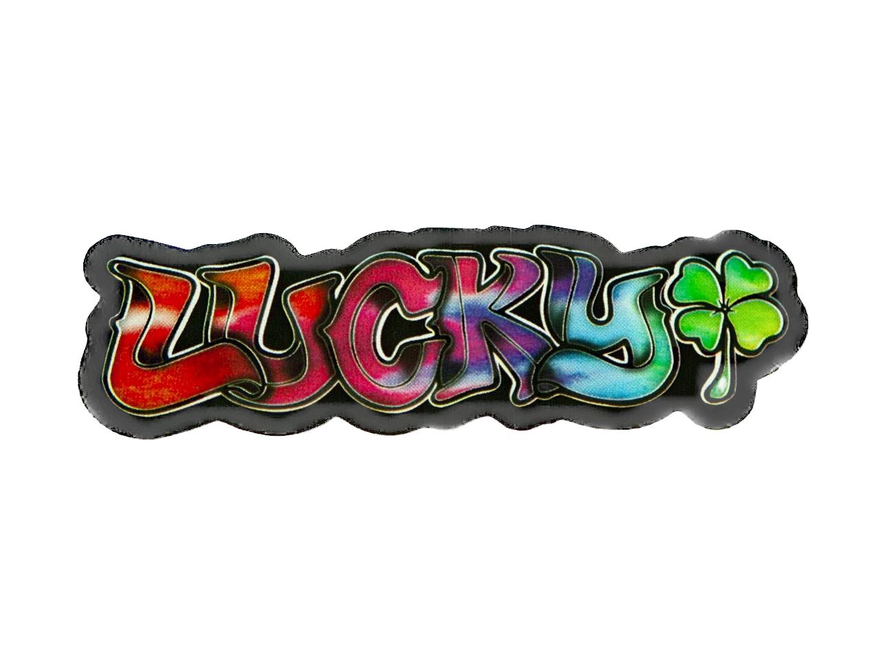 Lucky Tie-Dye Sticker | Accessories - Alpha Pro Scooters