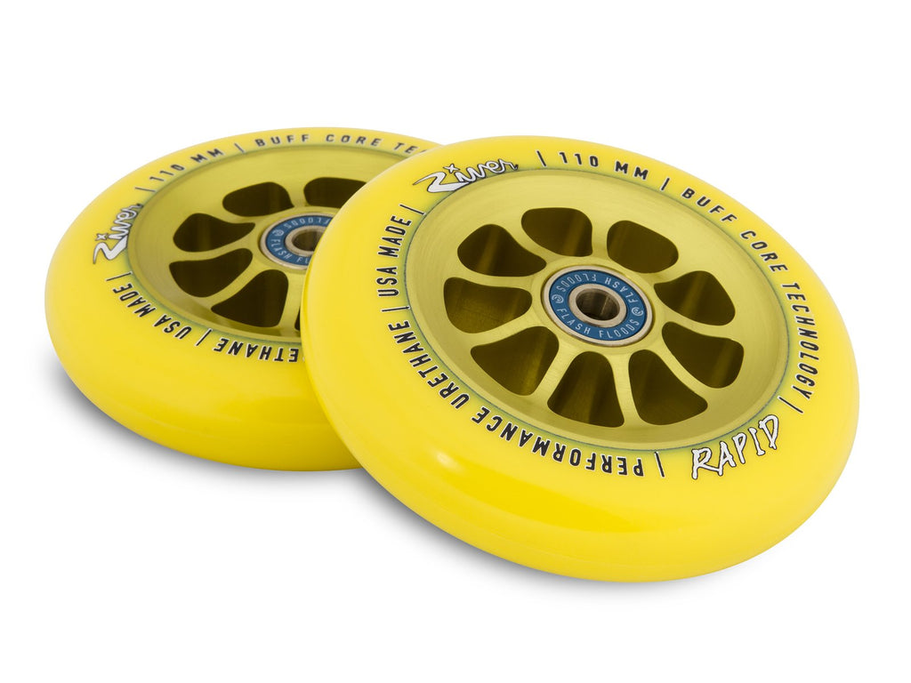 River Sunrise Rapid Wheels - 110mm | Parts | Alpha Pro Scooters - Alpha ...