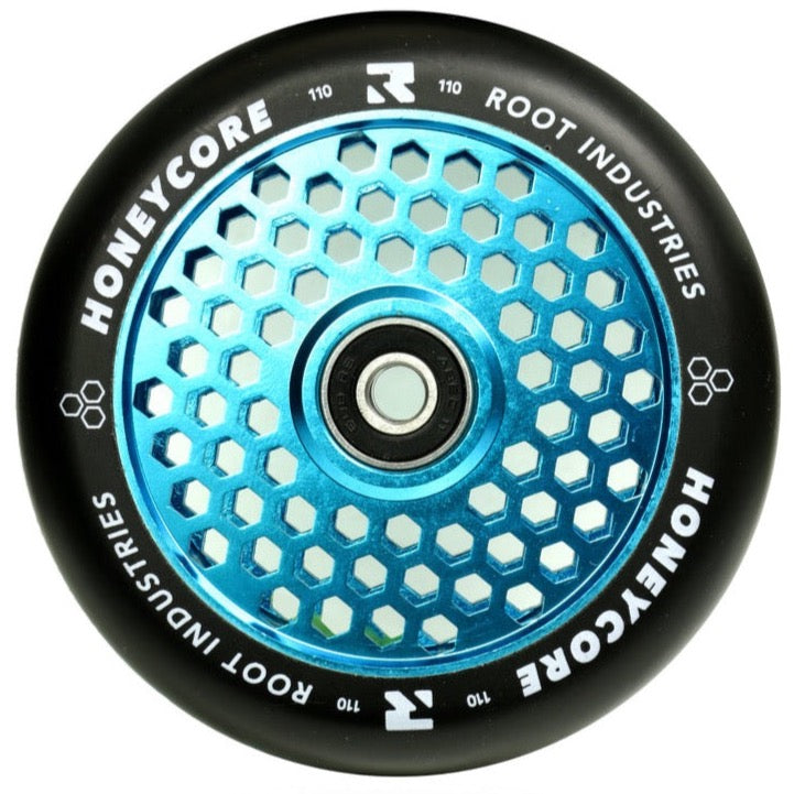 Root HoneyCore Wheels Black PU -110mm - Alpha Pro Scooters