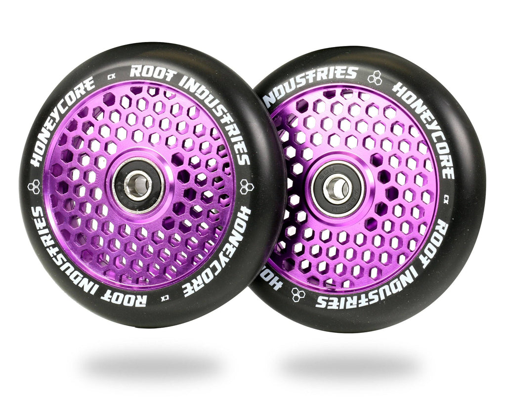 Root HoneyCore Wheels Black PU -110mm - Alpha Pro Scooters